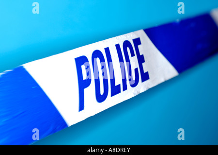 Police barrier tape at the scene of a crime in the UK Stock Photo - Alamy