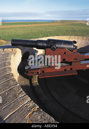 dh Martello Tower Hackness HOY ORKNEY Tourists entering Napoleonic War ...