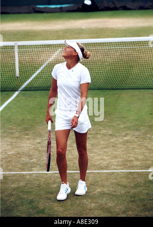 Anna Kournikova tennis player wimbledon Stock Photo - Alamy