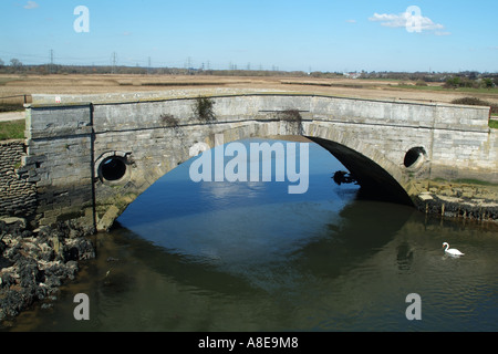 Old Redbridge West Bridge, Totton, Southampton, Hampshire, England, UK ...