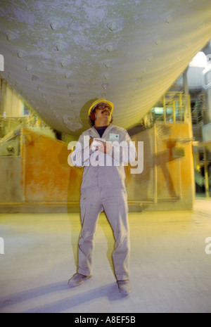The Cemex cement plant in Monterrey Nuevo Leon Mexico In the background ...