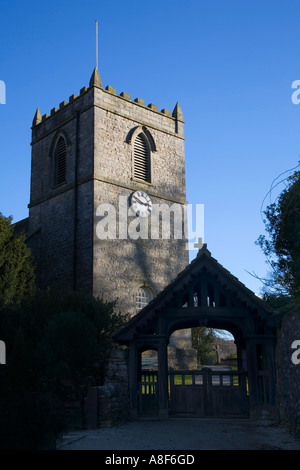 St Mary Church of England Church at Kettlewell in the Yorkshire Dales ...