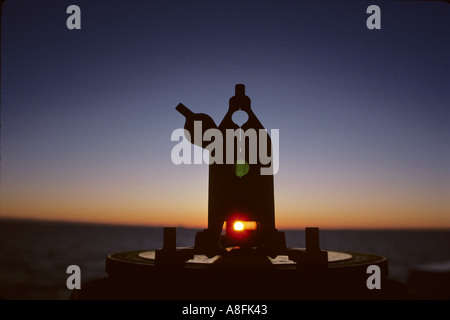 ships navigation instrument conning compass Stock Photo - Alamy