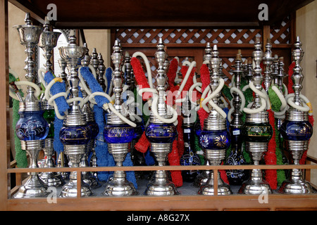 water pipes (Shisha) at the souk of the Madinat Jumeirah Al Quasr ...