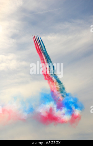 The Red Arrows flying over St Paul's Cathedral in London, as part of ...