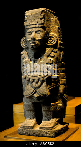 Toltec Warrior Tula Hidalgo Atlante Museum Mexico Stock Photo - Alamy