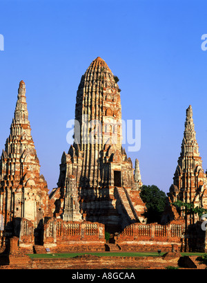 Wat chai wattanaram, the historic temple in ayutthaya, thailand Stock ...