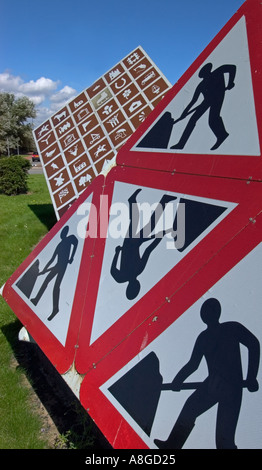 'Magic Roundabout' Road Sign Sculpture, Cardiff, Wales, UK Stock Photo ...