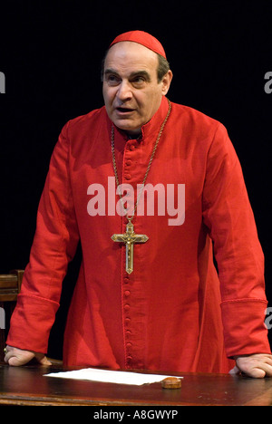 David Suchet playing Cardinal Benelli in The Last Confession Chichester ...