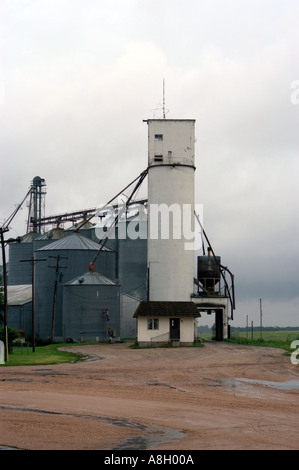 Yoder Grain Elevator Yoder Kansas Stock Photo - Alamy