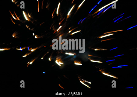 Firework detail in the Air Stock Photo - Alamy