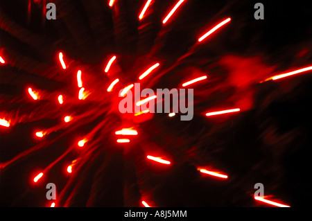 Firework detail in the Air Stock Photo - Alamy