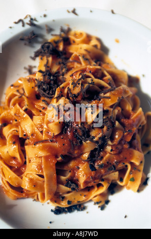 Italian pasta and truffles Stock Photo - Alamy