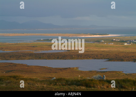 Isle of North Uist, Scotland. Picturesque view of 13th century Trinity ...