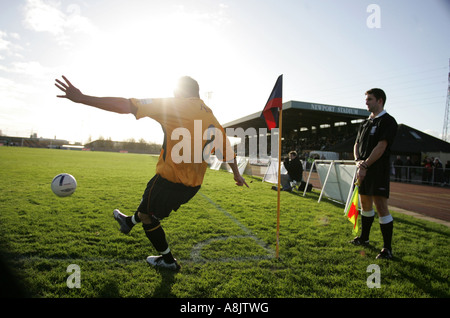 Newport County and Yeading United Newport Stadium Spytty Park Stock ...