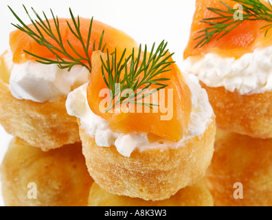 SALMON AND CHEESE CROUSTADE Stock Photo - Alamy