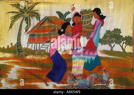 Malaysia, Langkawi, Batik, Atma Alam Batik Center Stock Photo - Alamy