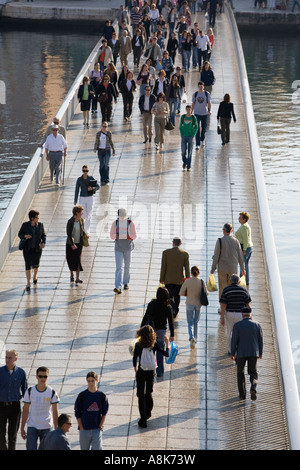 Pedestrian bridge in Zadar, Croatia Stock Photo - Alamy