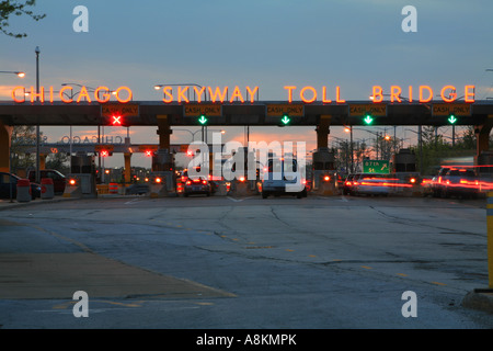 Chicago Skyway toll bridge Stock Photo - Alamy