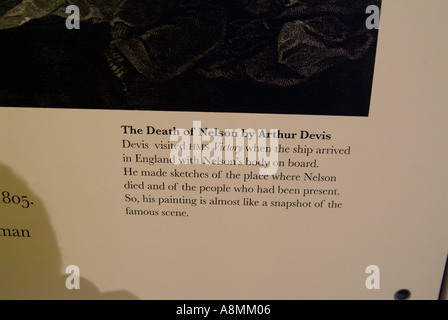 Death of Lord Nelson by Arthur Devis Stock Photo - Alamy