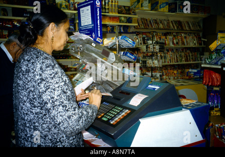 National Lottery Machine Stock Photo - Alamy