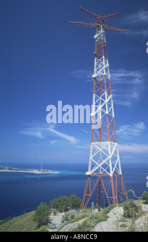 Pylons of Messina, Sicily, Italy Stock Photo - Alamy