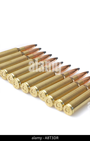 12 of 6 5x55mm Cartridges 140 Grains Pointed Soft Point Bullet Stock ...