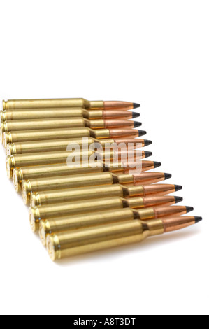 12 of 6 5x55mm Cartridges 140 Grains Pointed Soft Point Bullet Stock ...