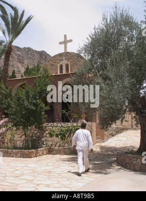 The Monestry of Moses at the Oasis of Feiran Sinai Peninsula Egypt ...