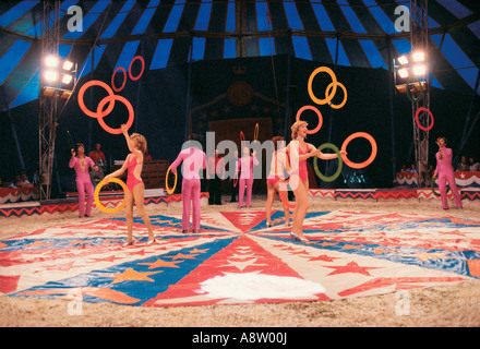 Inside the circus Big Top Stock Photo - Alamy