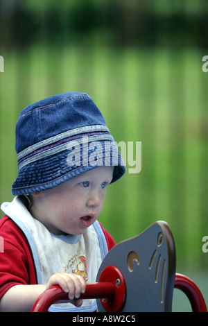 Dermot aged 1 at Arnot Park Stock Photo - Alamy