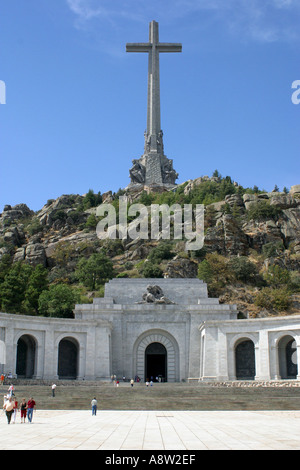 The Valley of the Fallen memorial was built by General Franco honouring ...