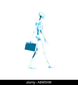 Skeleton business person Stock Photo - Alamy