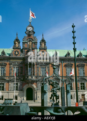 Malmo Town Hall (Radhus) at Stortorget Square - Malmo, Sweden Stock ...