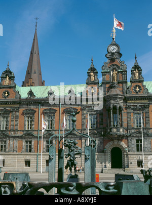 Rådhus (Town Hall), Stortorget (Big Market), Malmö, Skåne, Sweden Stock ...