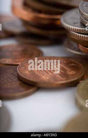 Loose stack of money in the form of many large bills - path included ...