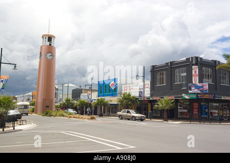 New Zealand Gisborne Robinson memorial clock tower Art Deco Rain ...