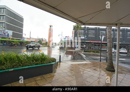 New Zealand Gisborne Robinson memorial clock tower Art Deco Stock Photo ...
