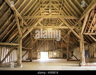 The Barley Barn, Cressing Temple Barns, an ancient monument situated ...