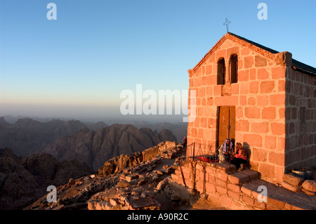 sunset chapel Mount Sinai St Katherine Mount Sinai Protectorate Sinai ...