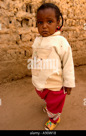 child Elephantine Island Aswan Upper Egypt Egypt North Africa Stock ...