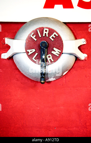 old fire alarm bell on building wall Stock Photo - Alamy
