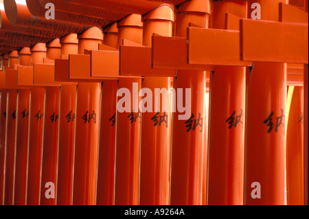 Vermilion torii gates form a sacred path at Kyoto's Fushimi Inari ...