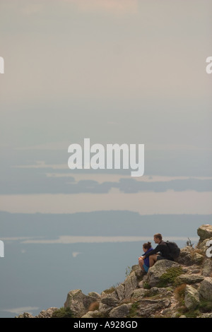 Knife edge, Baxter State Park, Maine Stock Photo - Alamy