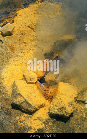 sulphur flowers of sulphur sulphurous sulphur yellow volcanic volcano ...