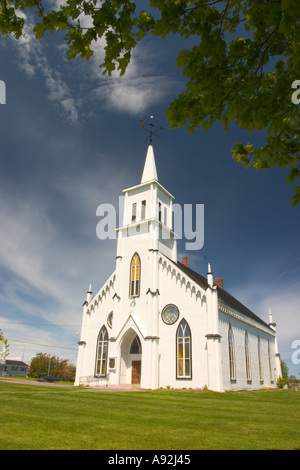 NA, Canada, Prince Edward Island, Malpeque Harbour. Fish sheds and ...