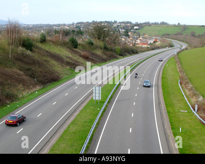 A4042 dual carriageway near Newport South Wales UK Stock Photo - Alamy
