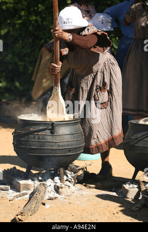 Traditional African three legged pot made in South Africa Stock Photo ...