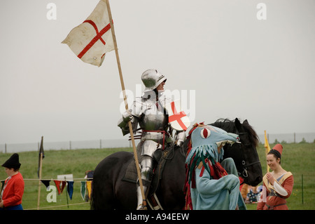 Mounted Medieval Knight and War Horse heraldry heraldic device coat of ...