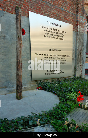 World War One execution pole and poem by Erwin Mortier at inner ...
